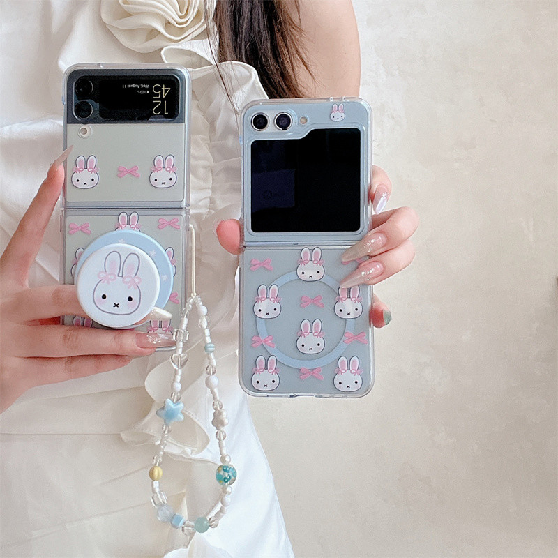 Cartoon Dog Magnetic Bracket Bracket Phone Case For Samsung Galaxy Z ...