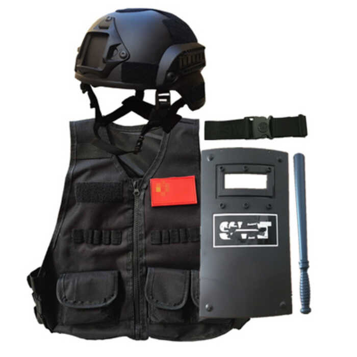 Children's Tactical Vest Toy Bulletproof Vest Set Little SWAT Costume ...
