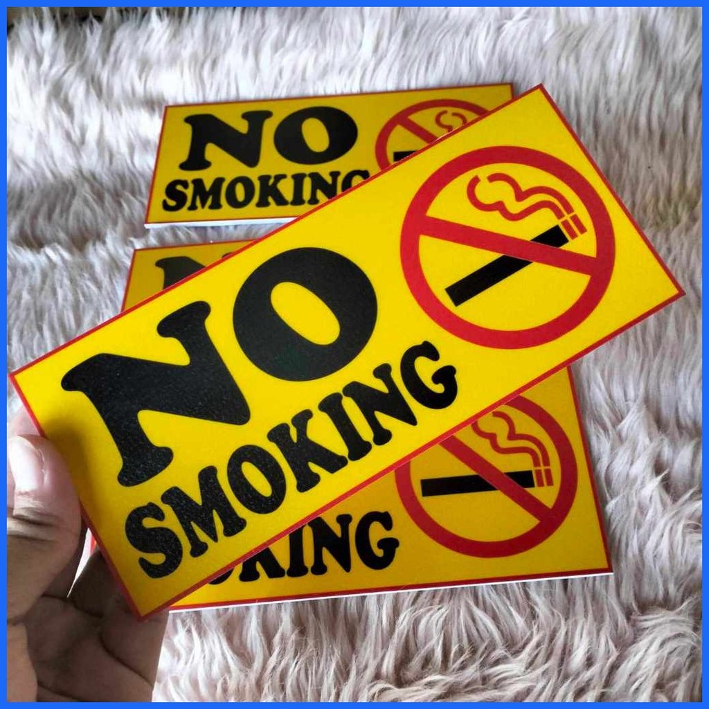 ↓ NO SMOKING SIGN BOARD / SINTRA BOARD GOOD MATERIALS HIGH QUALITY ...