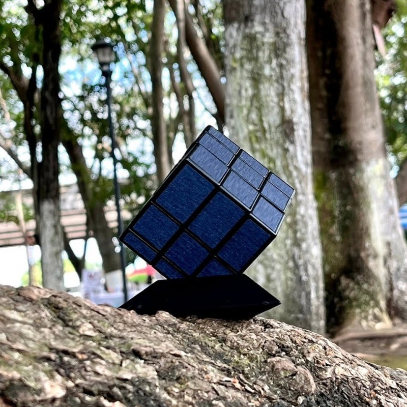 QiYi 3x3 Mirror S Cube Mirror S 3x3x3 Speed Cube - Blue | Shopee ...