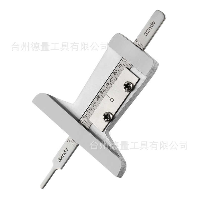 Metric Stainless Steel And Imperial Tire Gauge, Tire Tread Depth ...