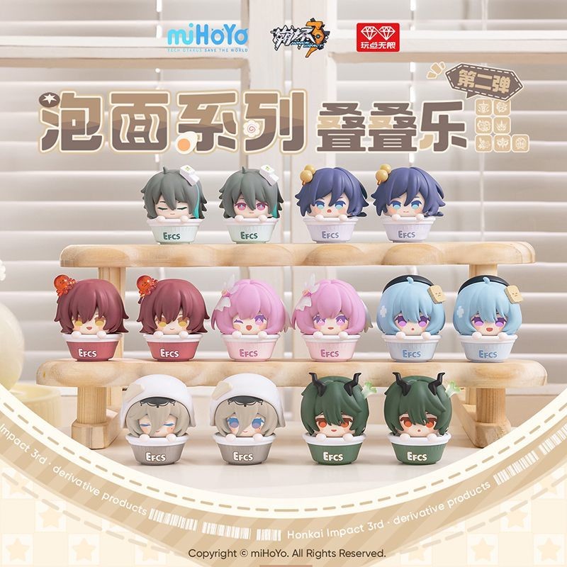 Official Licensed miHoYo Honkai Impact 3rd Ramen Series Stacking Game Second Installment Jenga ...