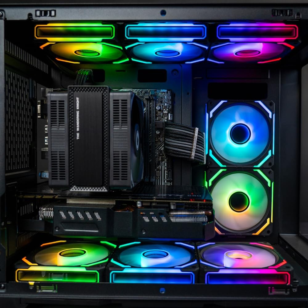 Asiahorse Fan COSMIQ 120mm Daisy Chain ARGB PWM PC CPU Cooler | High ...