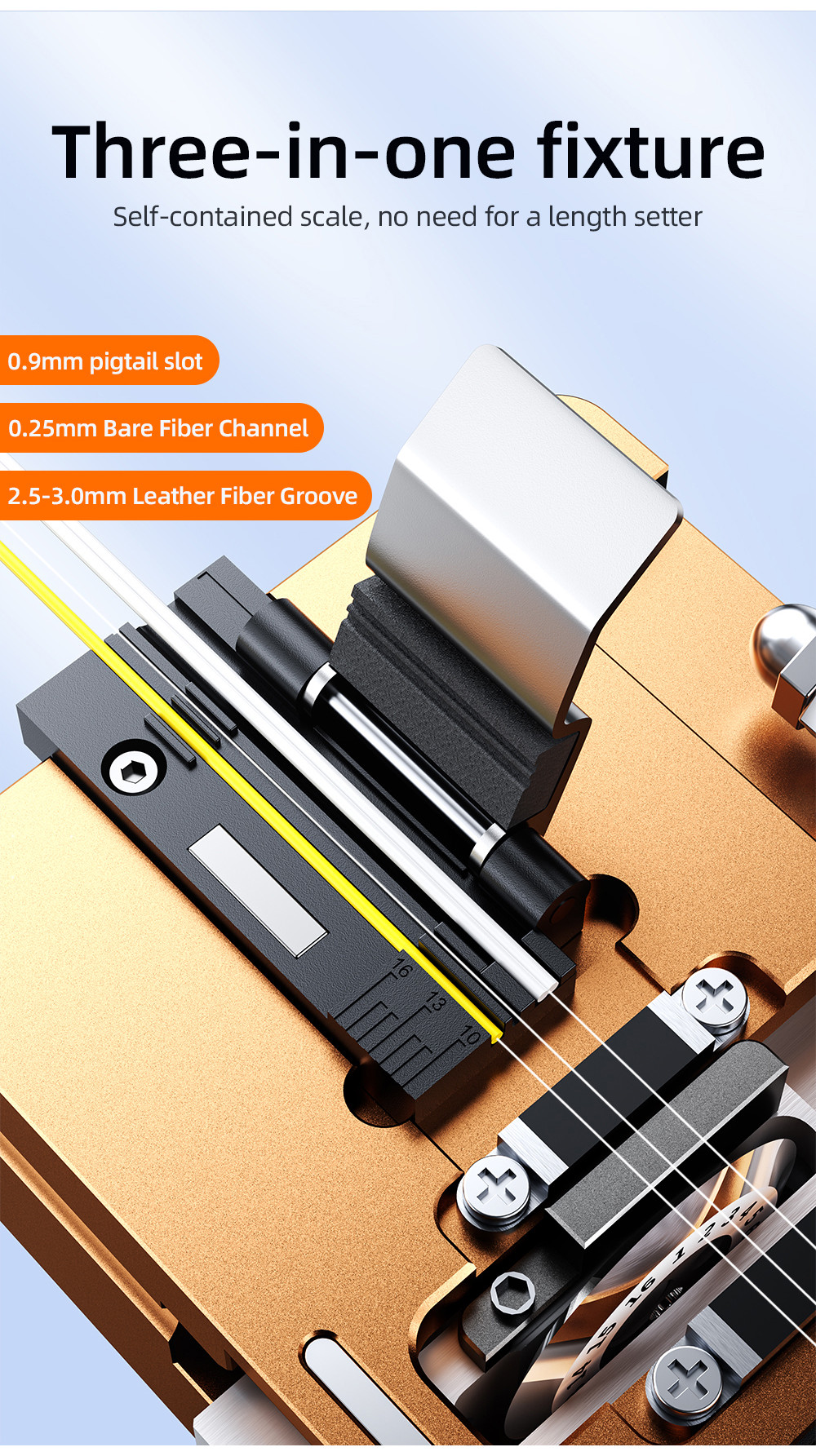 ZOERAX Fiber Optic Cleaver High Precision Fiber Cutter for Fusion ...