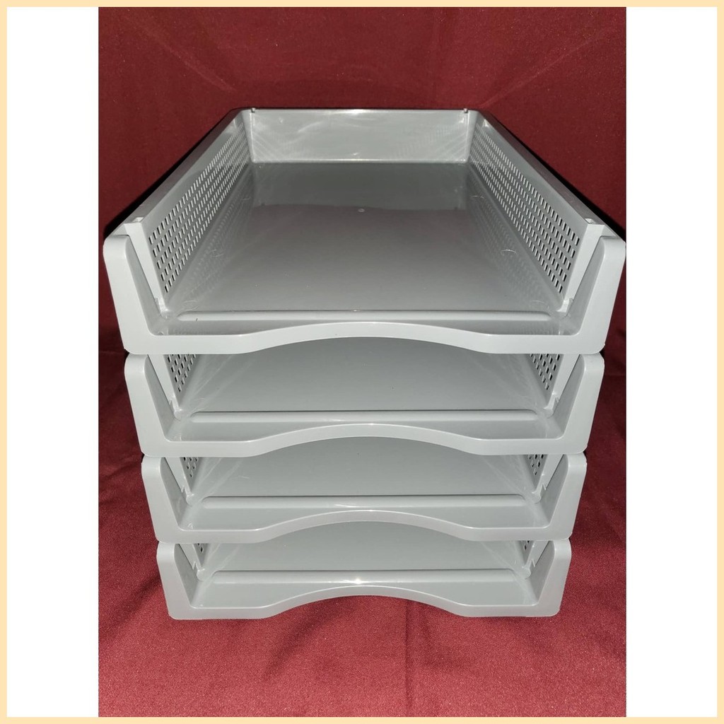 2-5 Layers Multi-purpose office & desk organizer / long bond paper tray ...
