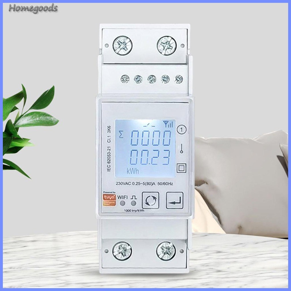 Tuya WiFi/ZigBee Energy Meter Works With Smart Life KWh Wattmeter ...