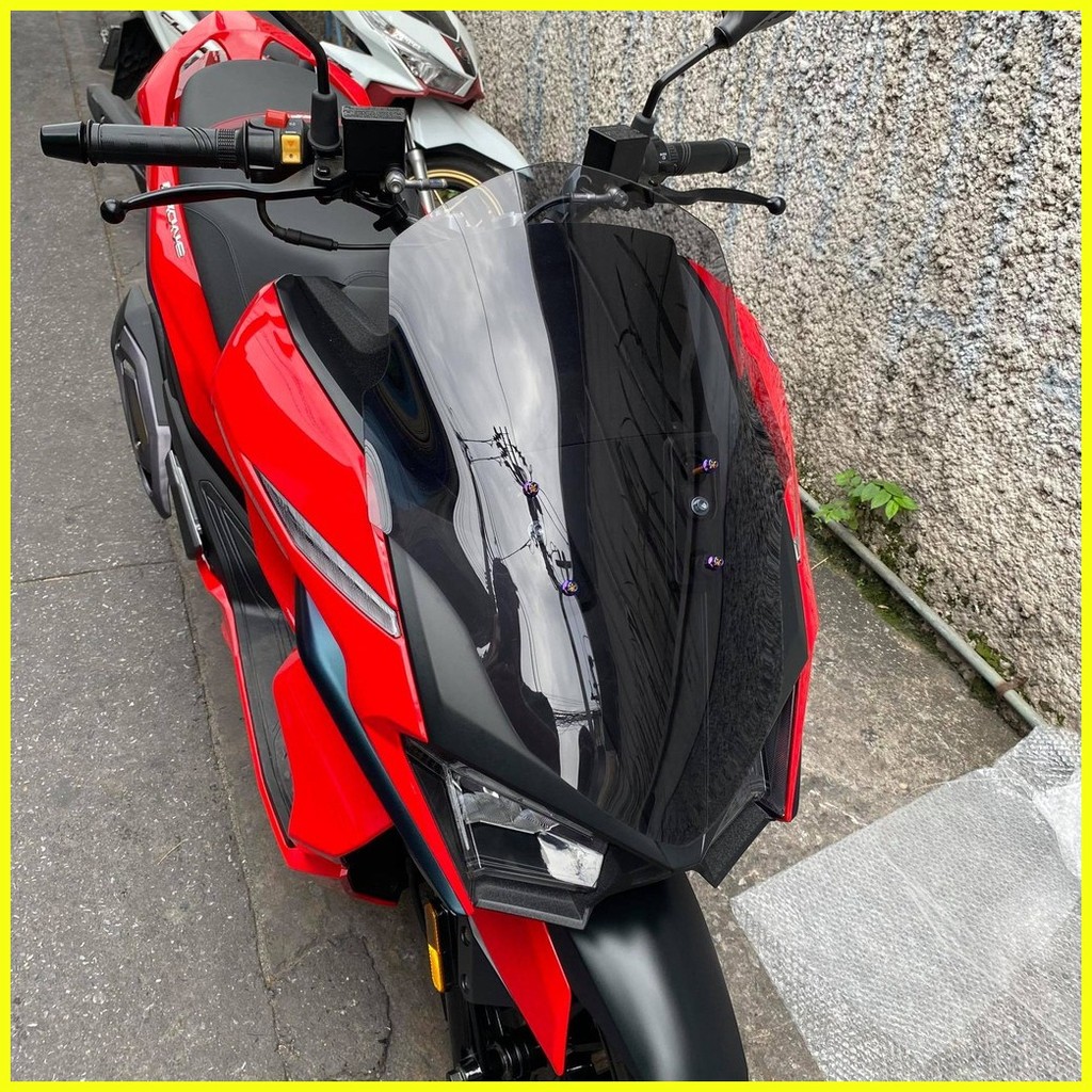 ♀ SYM JET X 150 Custom Windshield + side mirror , without side mirror ...