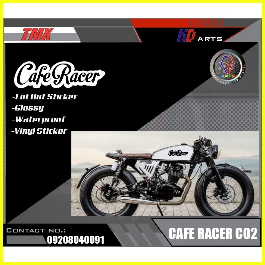 ☸ Cafe Racer Sticker Cut-out/Decals | Shopee Philippines