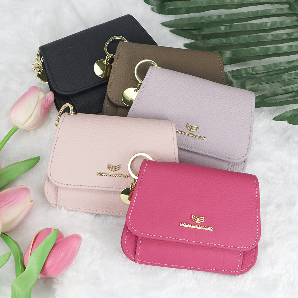 Royal Bagger Multi-card Slots Short Wallet, Genuine Leather Credit Card ...