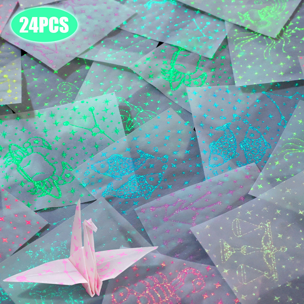 [Wholesale Price] 24Pcs Luminous Twelve Constellations Starry Sky Paper ...