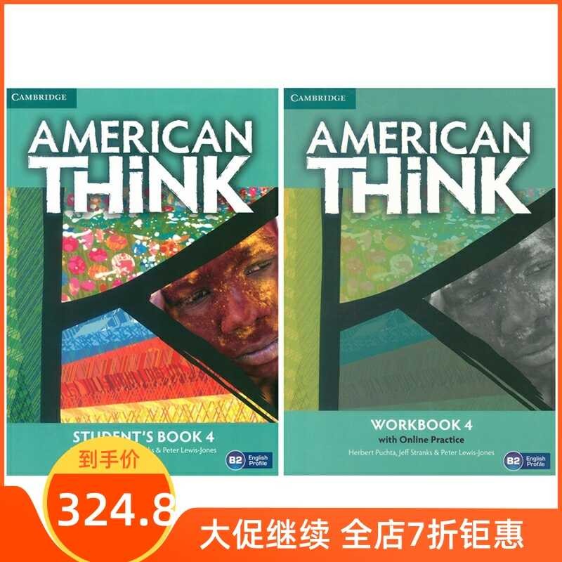 American Think Level 4 Student's Book and Workbook w One | Shopee ...