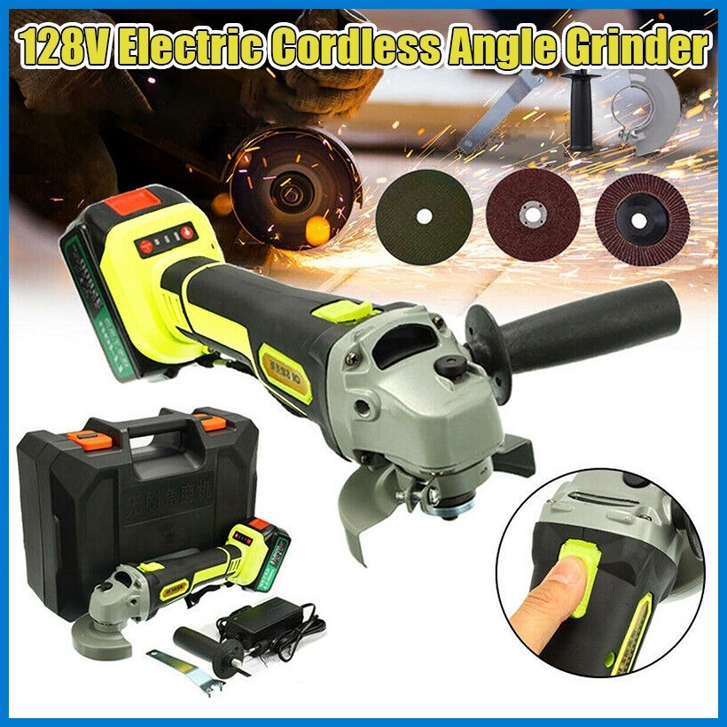 Rechargeable Electric Wireless Brushless Angle Grinder Wrench Portable ...