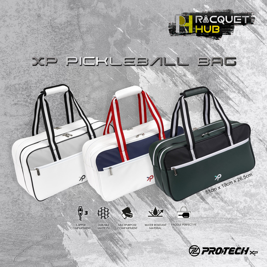 PROTECH XP 3-Zip Hand Carry Pickleball Bag (Sport/Travel/Gym) | Shopee Philippines