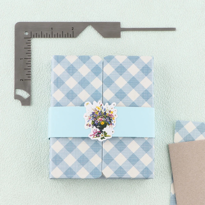 Bookbinding Ruler And Cover Guide Book Cover Binding Tool Stainless ...