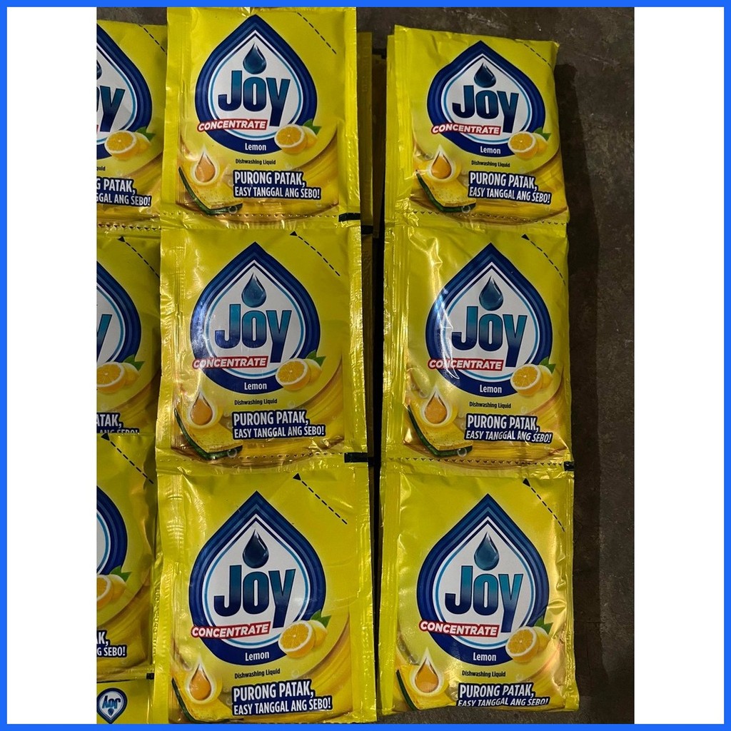 JOY DISHWASHING LIQUID 18.5ml Sachet by 6 | Shopee Philippines