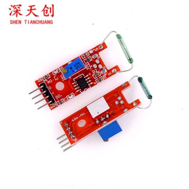 Reed switch sensor module, magnetic control switch, large magnetic ...