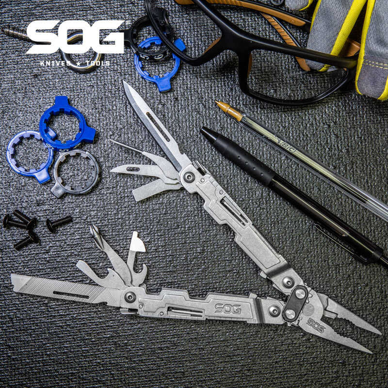 18 SOG in 1 PowerAccess Multi-Tool Pliers Portable EDC Tactical Folding multifunctional Tools ...