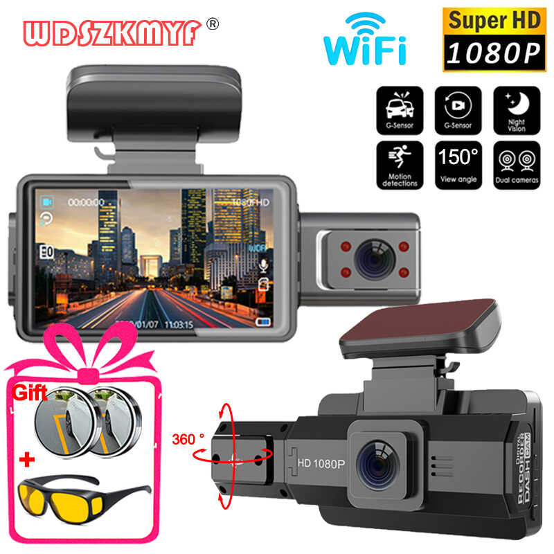 Dash Cam For Cars 1080P Inside Video Recorder WIFI Black Box Car Dvr In ...