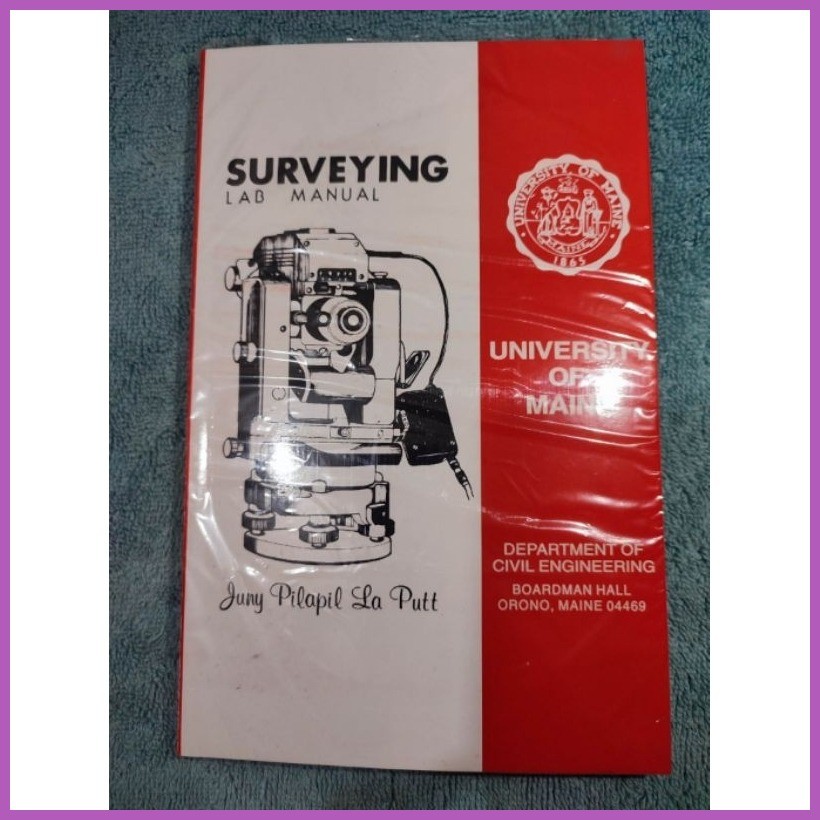 ♀ Surveying Lab Manual by Juny Pilapil LA Putt | Shopee Philippines