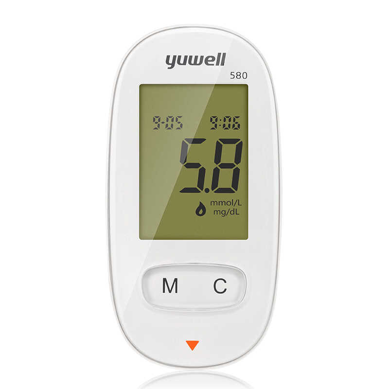 Glucose Meter Diabetes Blood Glucometer50 590 Test YUWELL Strips ...