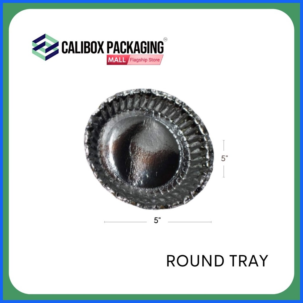Calibox Packaging Small Paper Plate, Paper Tray, 40pcs | Shopee Philippines