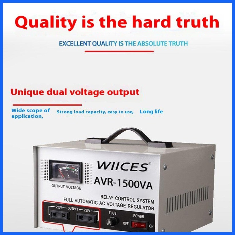AVR Automatic Voltage Regulator 1500Watts Avr For TV Servo Motor SVR ...