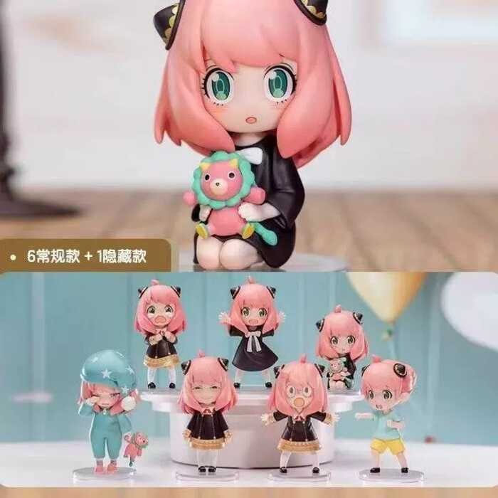 Popmart Bd Box Spy Family Action Figure Anya Forger Mystery Box Cartoon ...