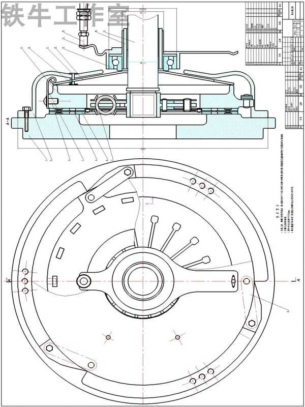 ☑♥ Automotive Diaphragm Spring Clutch Design Drawing Push Type Haval H3 ...