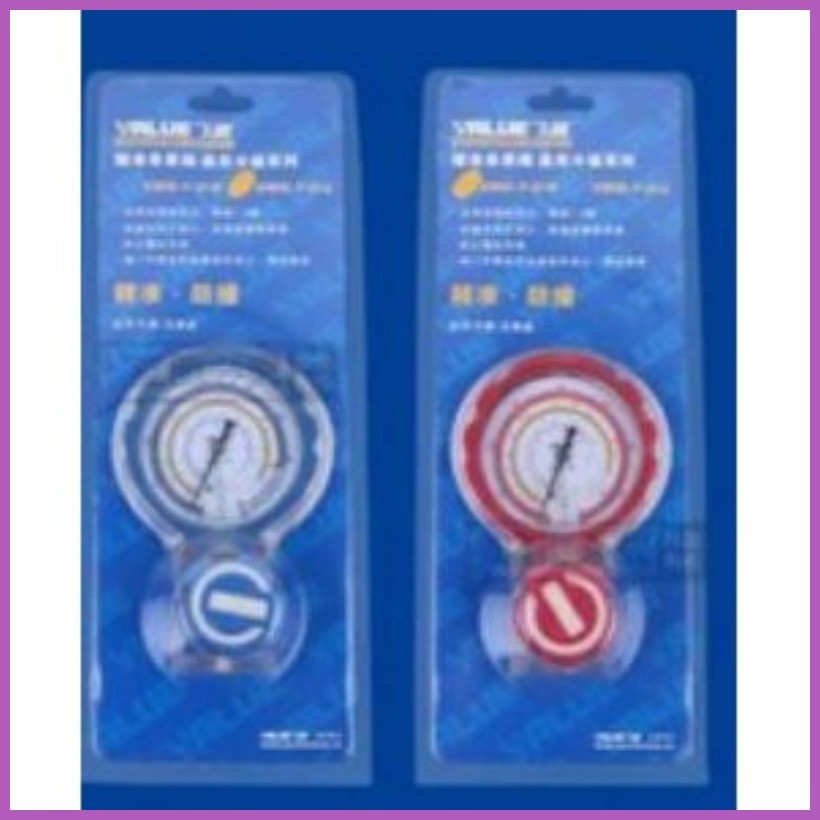 ¤ SINGLE MANIFOLD GAUGE HIGH SIDE R22/R134A/R410A/R407C FOR aircon/mini ...