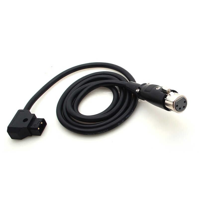 Camera Monitor Power Cord D-Tap B-Type Port Plug To Four Pin 4-Core XLR ...