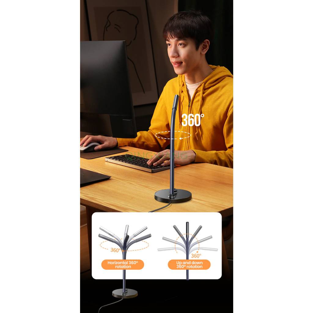 UGREEN USB Microphone Desktop Computer PC Mic for YouTube Streaming, Podcasting, Gaming Mic for ...