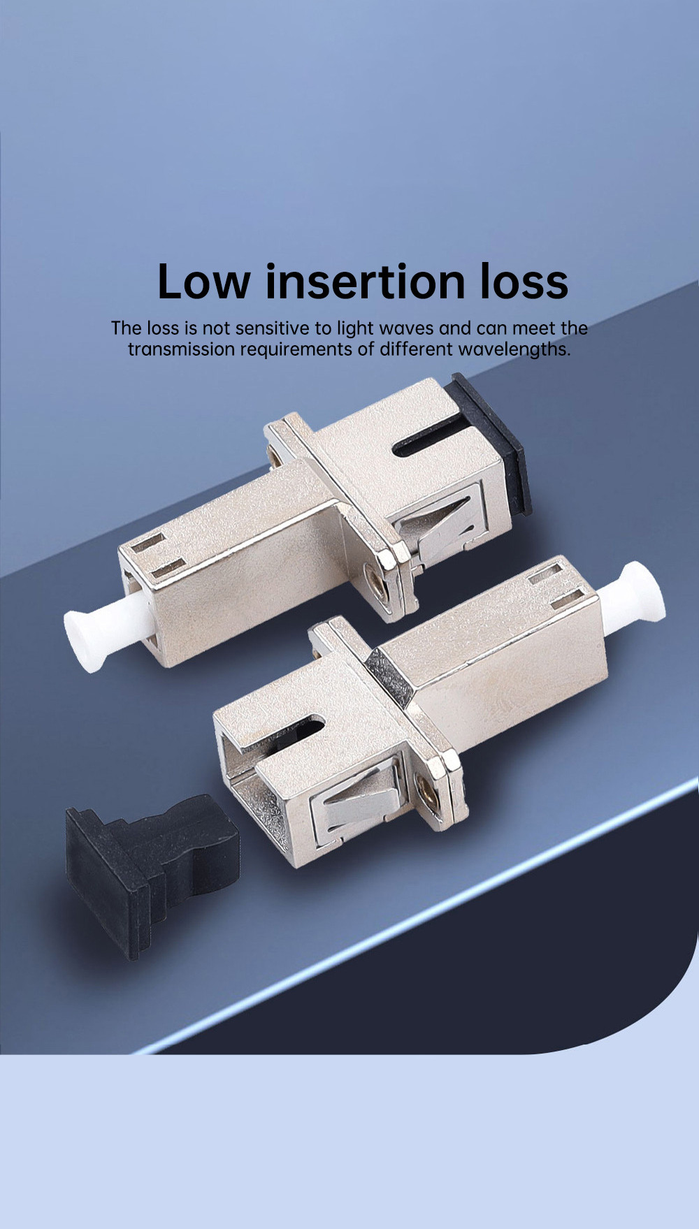 ZOERAX SC to LC Female UPC Adapter Simplex Hybrid Optical Fiber Connector Fiber Flange Single ...