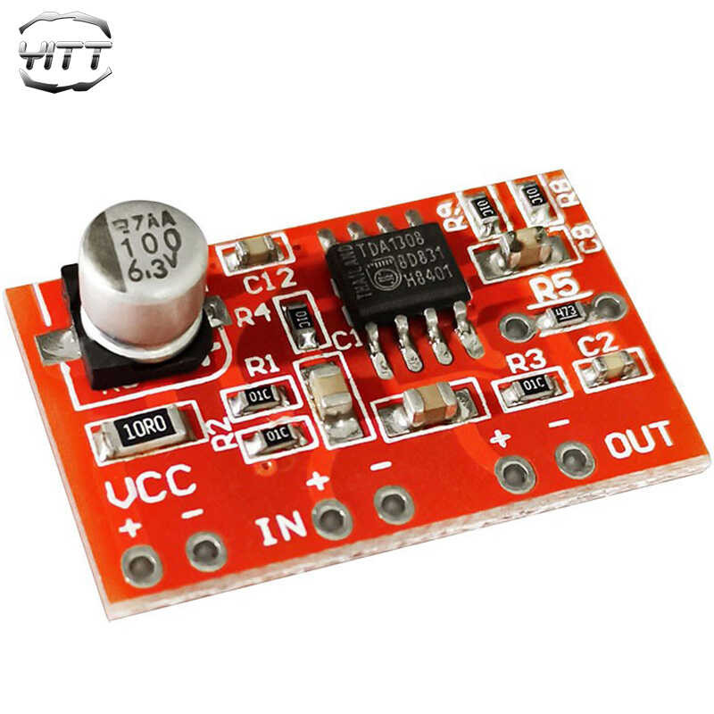 TDA1308 operational amplifier dynamic coil microphone, audio ...