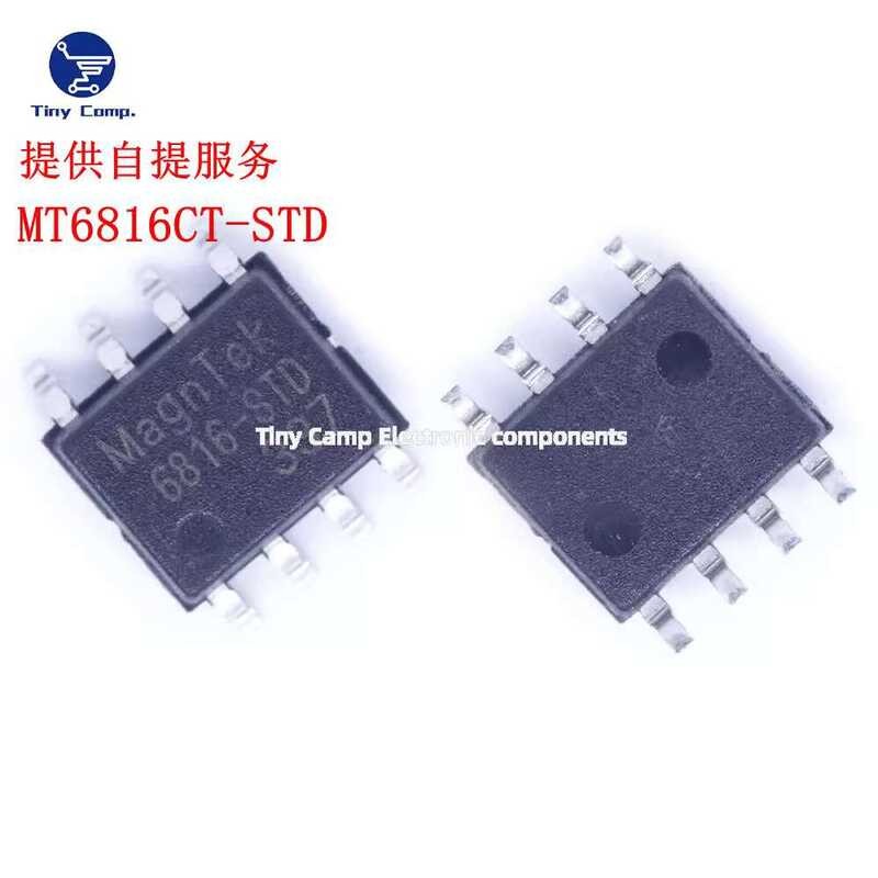 Position Sensor MT6816CT-STD SOP-8 Magnetic 14-Bit High Precision Angle ...