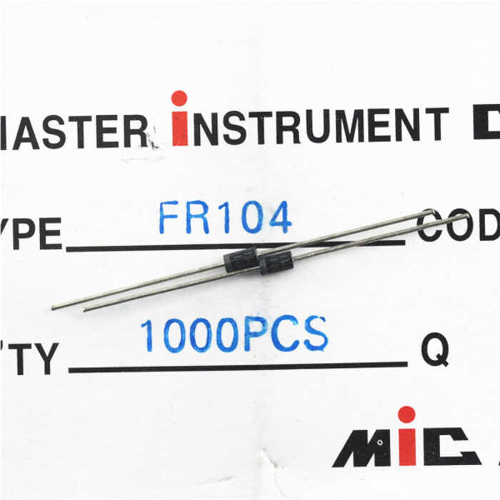 Fast recovery rectifier diode FR104 1A 400V DO-41 MIC high current ...