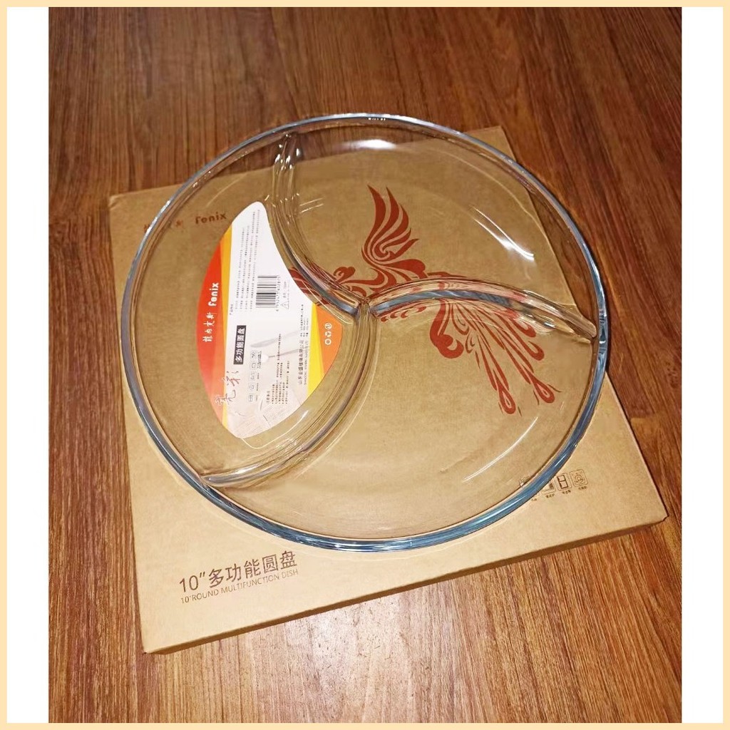 7009P | 7010P Deli Pyrex Partition Glass Baking Dish w divider ...