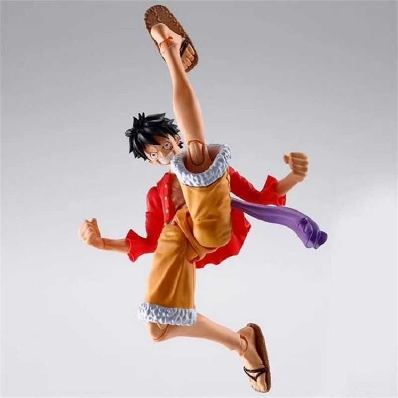 SHF One Piece Monkey D. Luffy Animation Action Figure Articulated ...