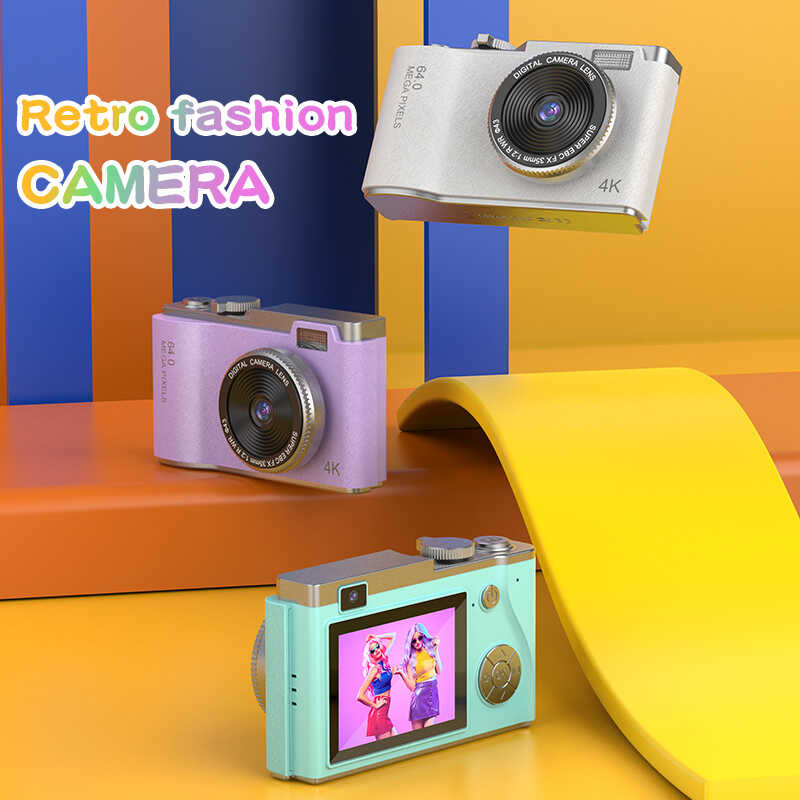 HD Digital Camera 64Mp For Children Camcorder Autofocus Vlogging Camera ...