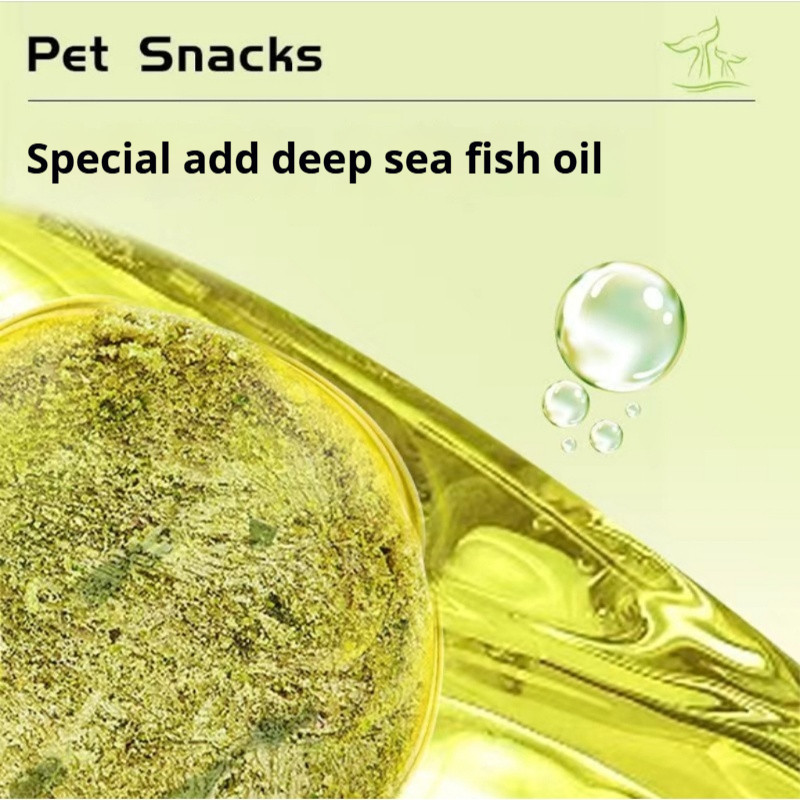 Freeze-Dried Cat Grass Biscuits Snack Cat Snacks Promote Hairball ...