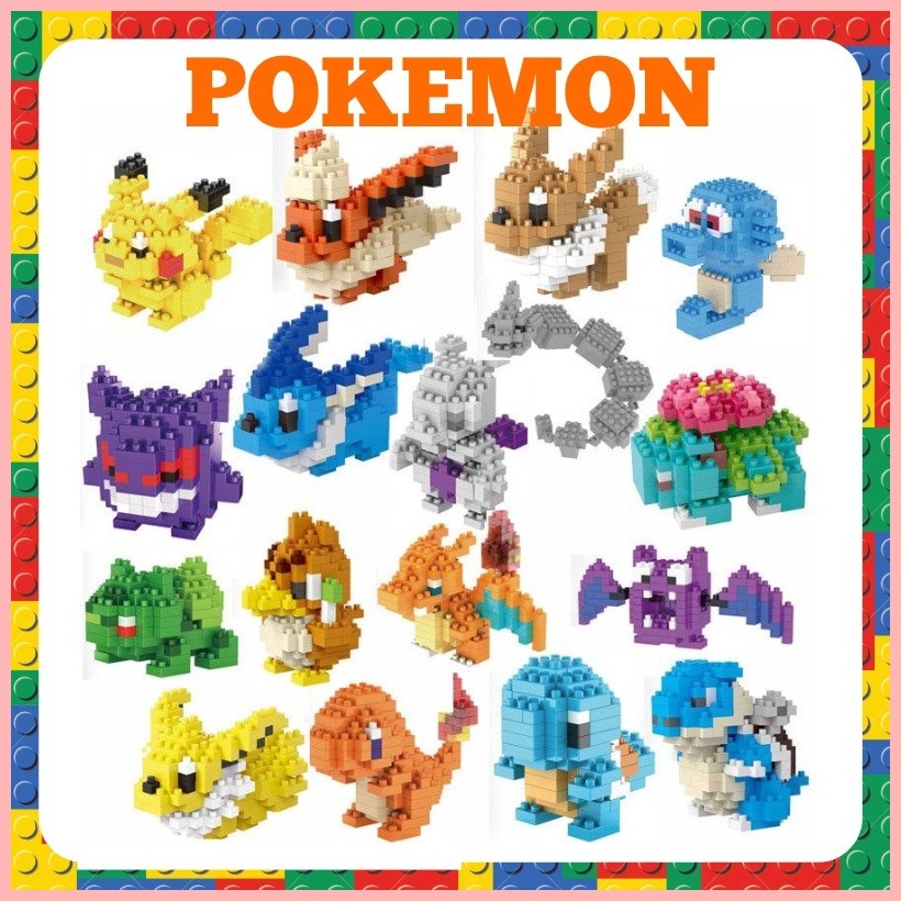 Pokemon Micro Blocks - Gengar - Pokemon Collection - Gift Series - Wise ...