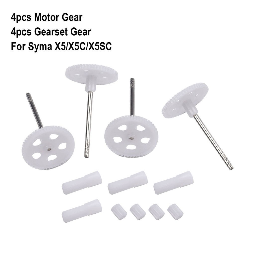 (ONMA) Motor Gear+ Main Gears Set Parts For Syma X5C X5SC RC Quadcopter ...