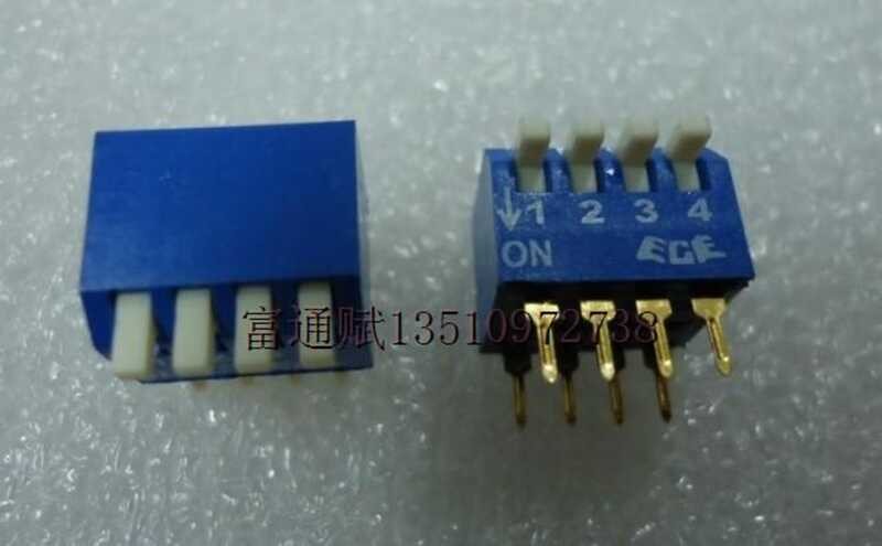 Taiwan ECE DIP Switch 2.54 Pitch 4-position Side Press Piano Key Switch ...