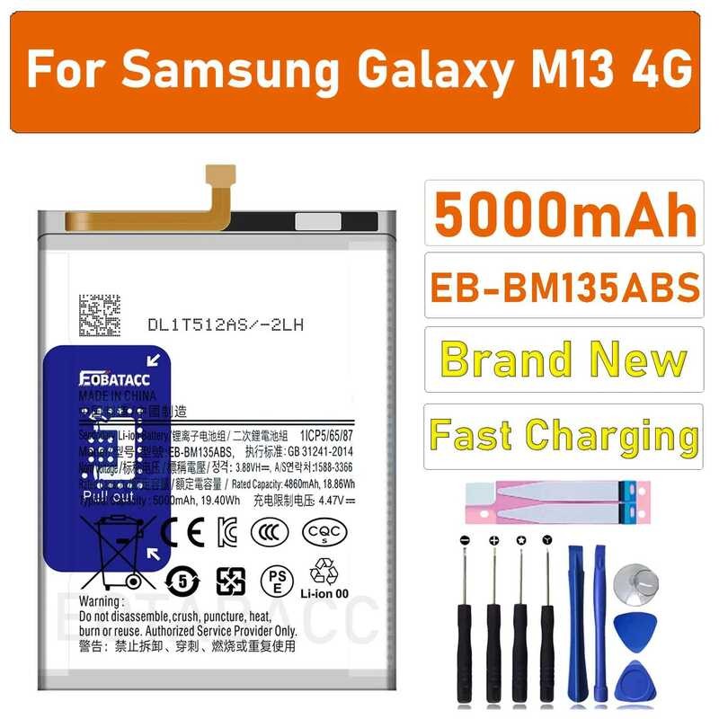 Yy New 100% High Quality Battery For SAMSUNG Galaxy M13 4G/M54 5G/ M34 ...