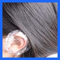 ∳ 100pcs plastic disposable ear cap / ear cap ear cover for women ...