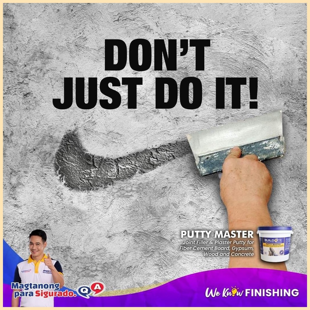 BUILDRITE PUTTY MASTER FOR WOOD / CONCRETE | Shopee Philippines