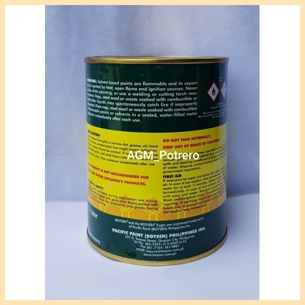 BOYSEN QDE B - 671 INTERNATIONAL RED ( PANGKAHOY / METAL ) 1 LITER ⚾︎ ๑ ...