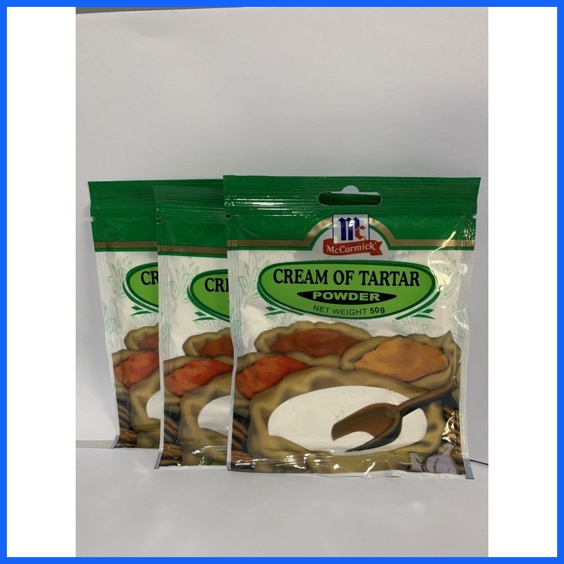 MccOrmick Cream of tartar Powder 50g x 3pcs | Shopee Philippines