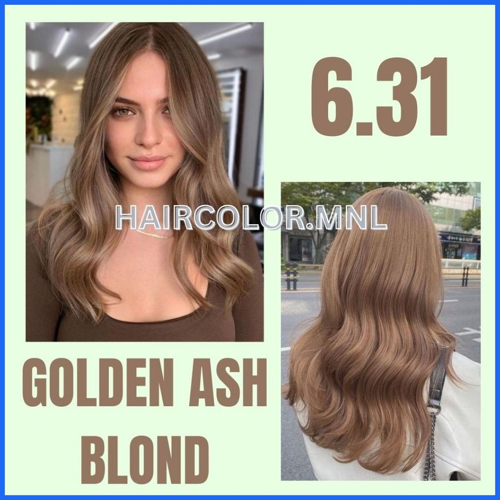 ۞ ⇨ BREMOD 6.31 GOLDEN ASH BLOND HAIR COLOR SET WITH OXIDIZER (100ML ...