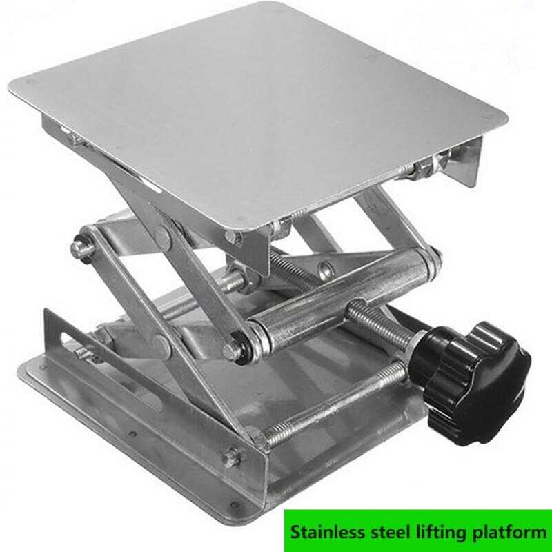 Steel Stainless Lifting Platform Manual Control Height Table For ...