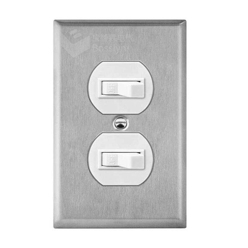 American standard double open single control switch, wall switch panel ...